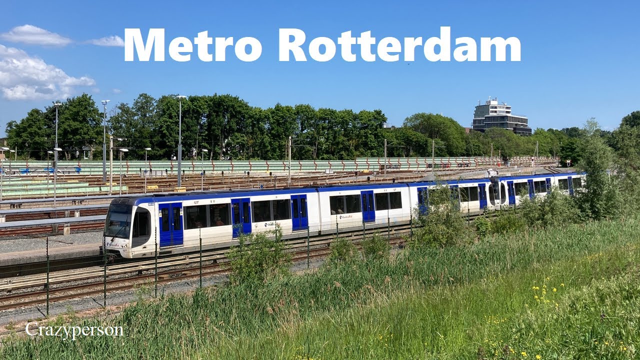 Metro Rotterdam bij RET remise 's-Gravenweg - 15 mei 2025 (4K) - YouTube