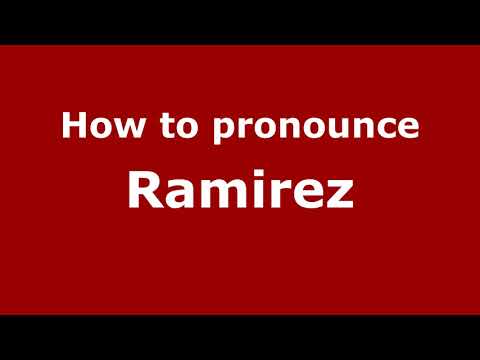 How to Pronounce Ramirez - PronounceNames.com - YouTube