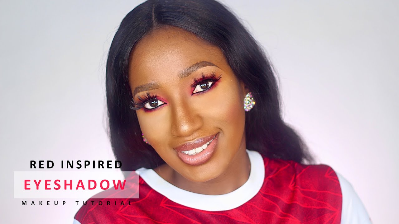 RED INSPIRED MAKEUP TUTORIAL | CorieTips - YouTube