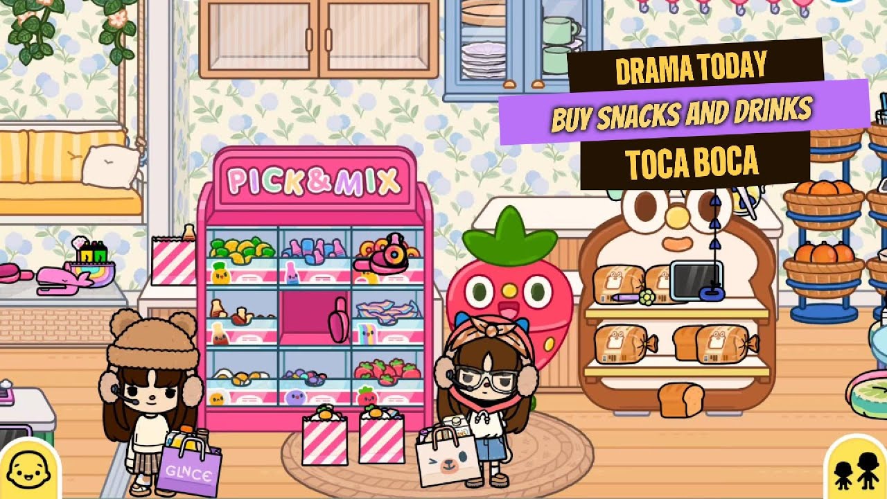 Buy Snacks and Drinks !! Toca Boca - YouTube