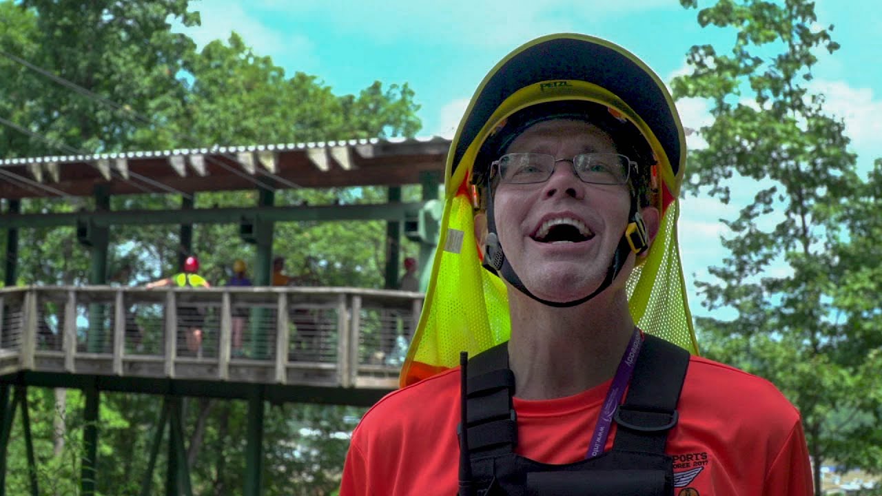 World Scout Jamboree Zip Line - YouTube