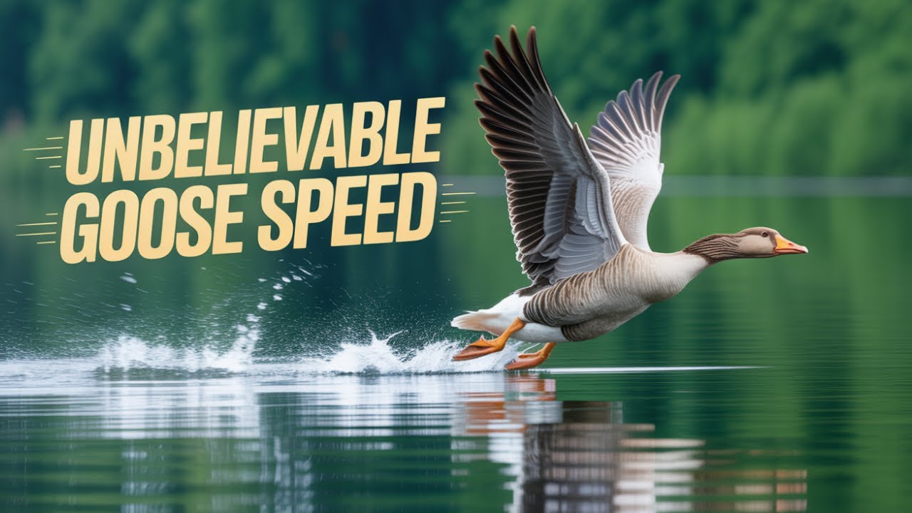 You Won't Believe How Fast This Goose Is! 🚀 Hilarious Lake Race! 😂 🪿💨😂 ...