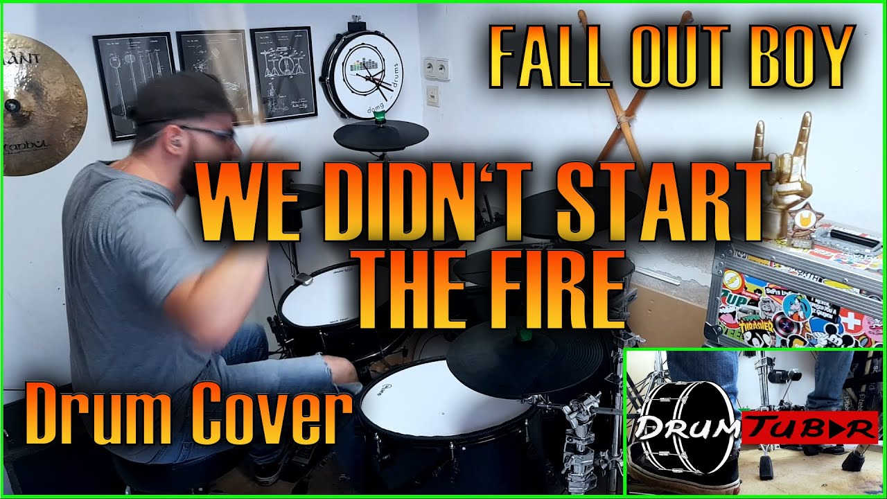 Fall Out Boy - We Didn't Start The Fire | Drum Cover - YouTube
