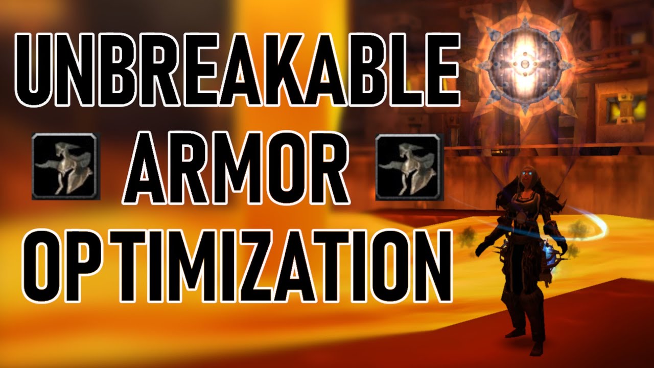 Optimizing Unbreakable Armor usage as a Frost DK - YouTube