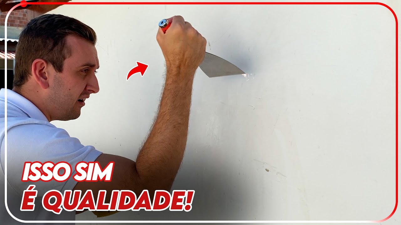 CONHEÇA A MASSA MAIS RESISTENTE QUE JÁ USEI - SKIM COAT - TESTE DE ...