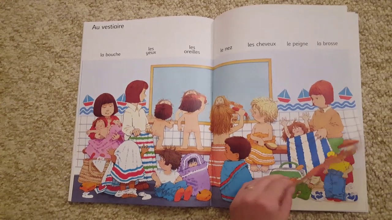 USBORNE FIRST HUNDRED WORDS IN FRENCH STICKER BOOK - YouTube