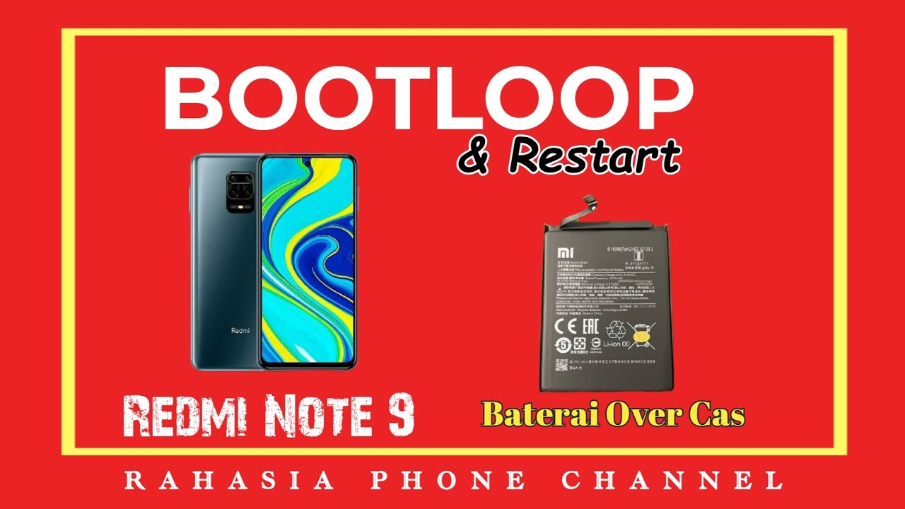 REDMI NOTE 9 BOTTLOOP / RESTART - YouTube