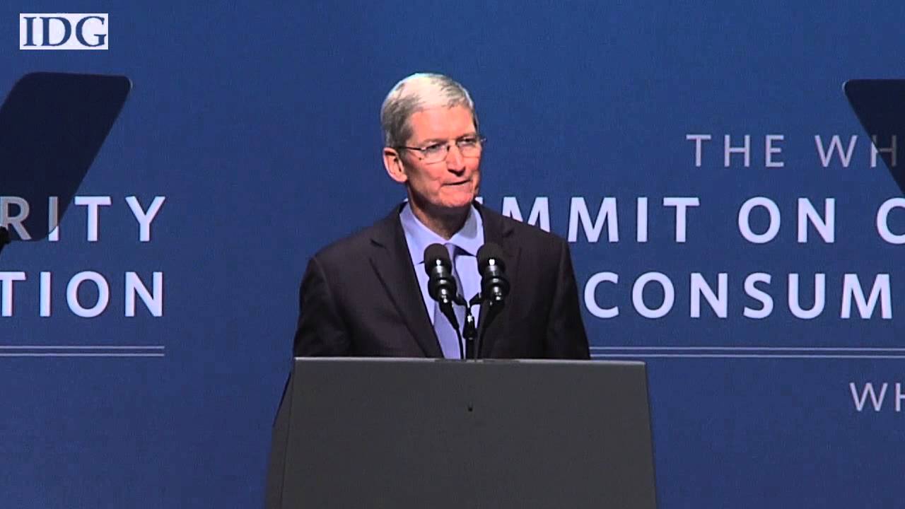 Tim Cook Speaks Cybersecurity at Stanford - YouTube