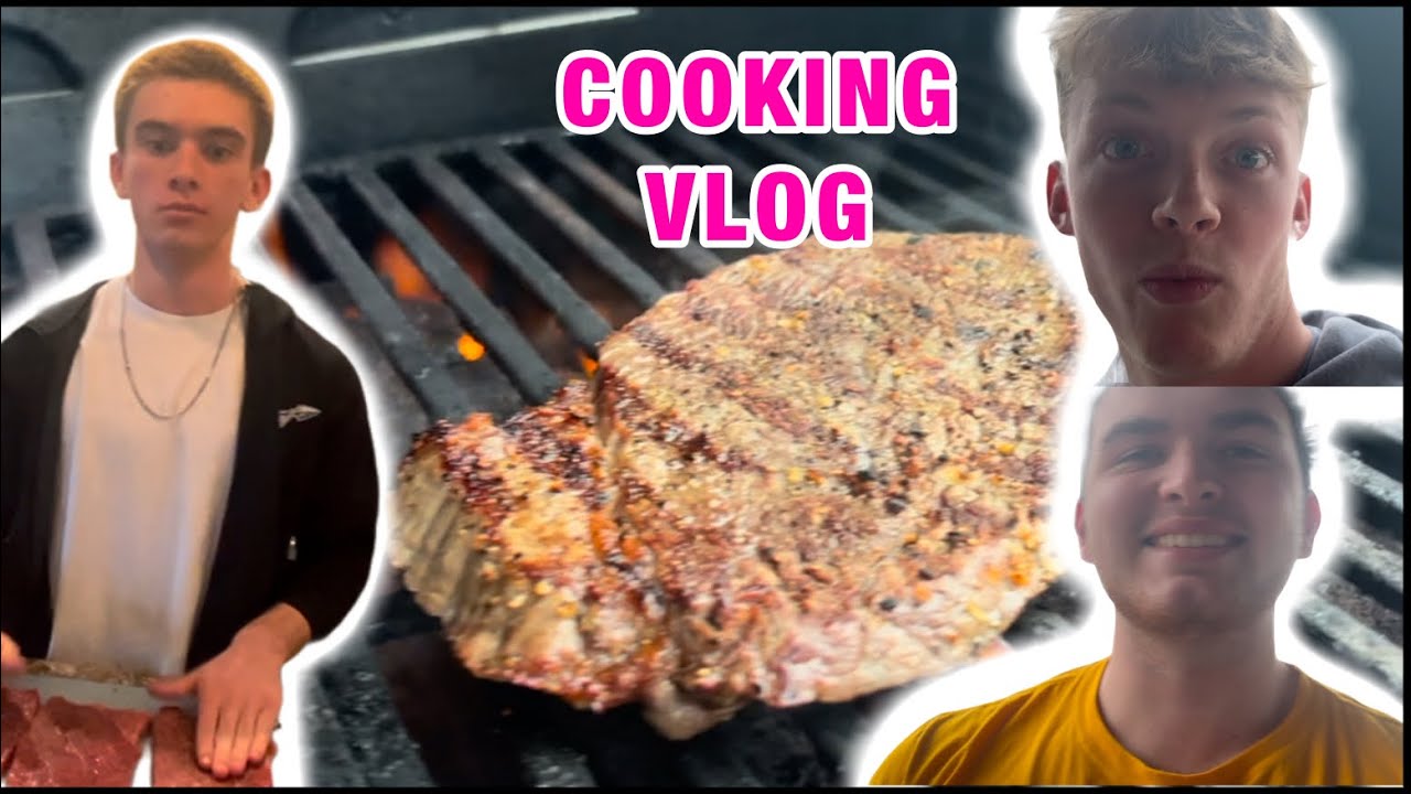STEAK COOKING VLOG!! - YouTube