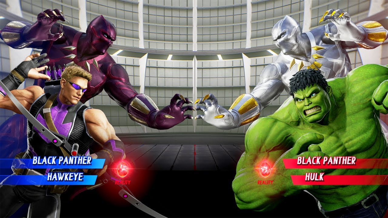 Black Panther & Hawkeye VS Moon Knight & Hulk (Very Hard) - Marvel vs ...
