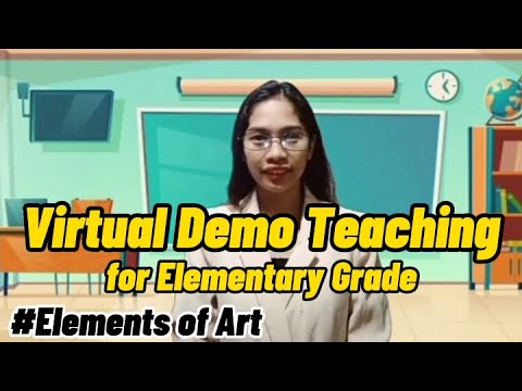 Virtual Teaching Demonstration: Elements of Art - YouTube