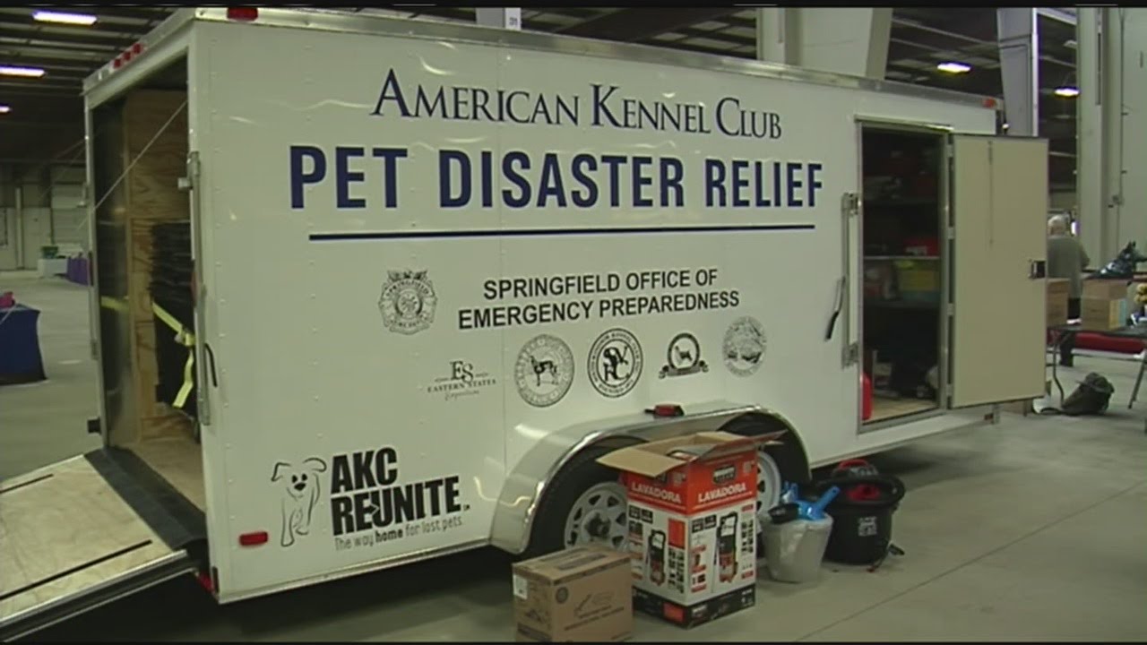 Emergency pet trailer unveiled in West Springfield - YouTube