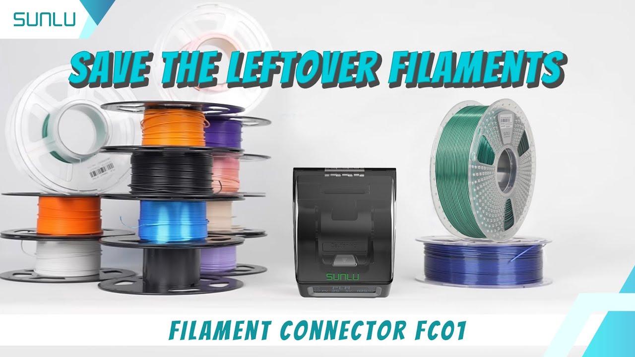 SUNLU Filament Connector FC01 - Saves You Money - YouTube