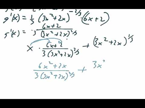 Intro to Calc 2-4 Chain Rule - YouTube