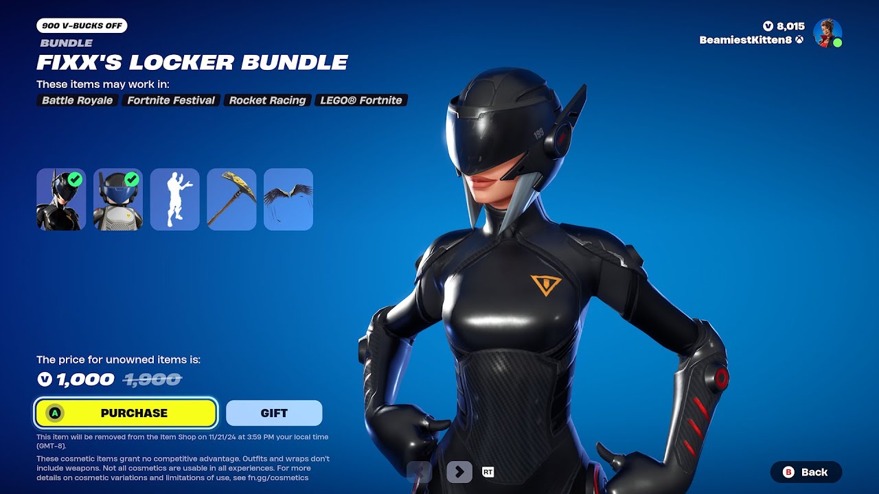 FIXX GETS A LOCKER BUNDLE, DOUBLE AGENTS PACK RETURNS, & 1 V-BUCK ...