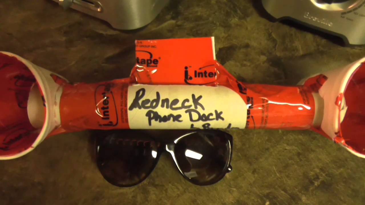Redneck Phone Dock - YouTube