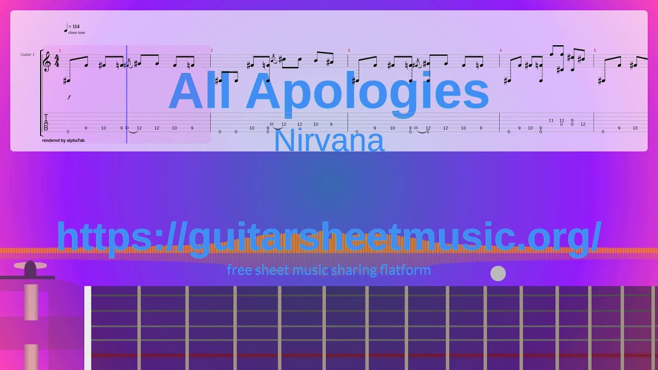 All Apologies Sheet Music Free, Nirvana Synthesia Piano - YouTube