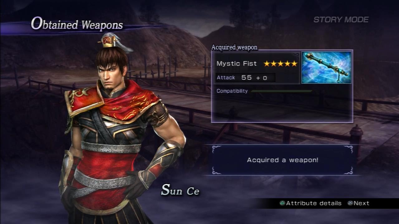 Warriors Orochi 3 Ultimate - Sun Ce Mystic Weapon Guide - YouTube