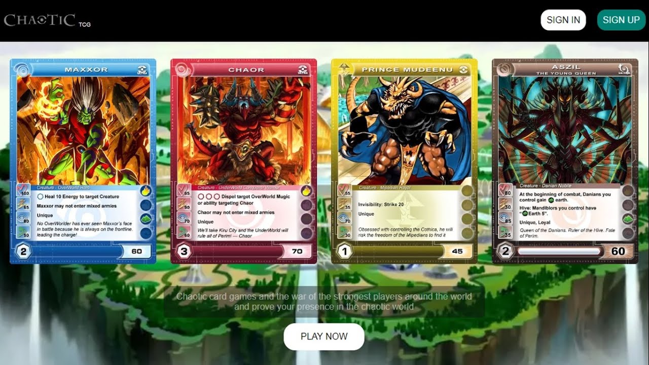 Novo Site para Jogar Chaotic!!!! (Será Mesmo?) - YouTube