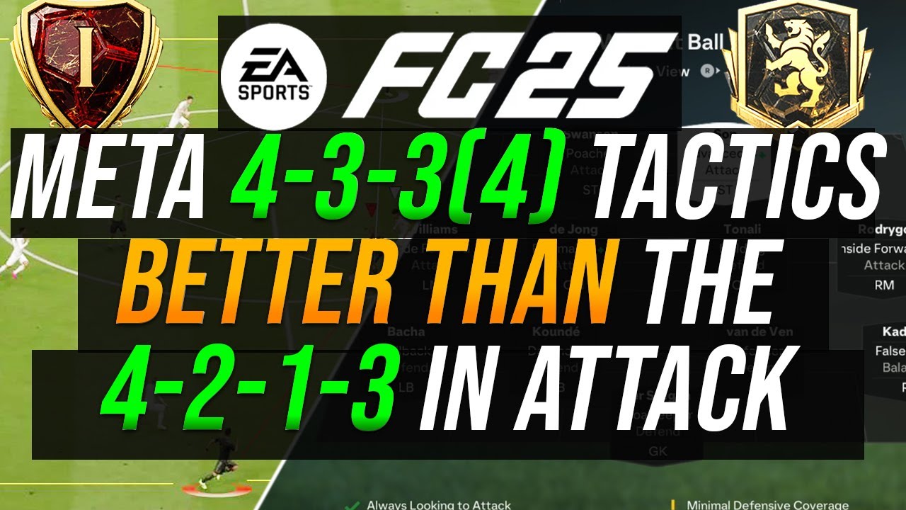 FC 25 - This META Formation is the 4213 Killer! 433(4) is MUCH better ...