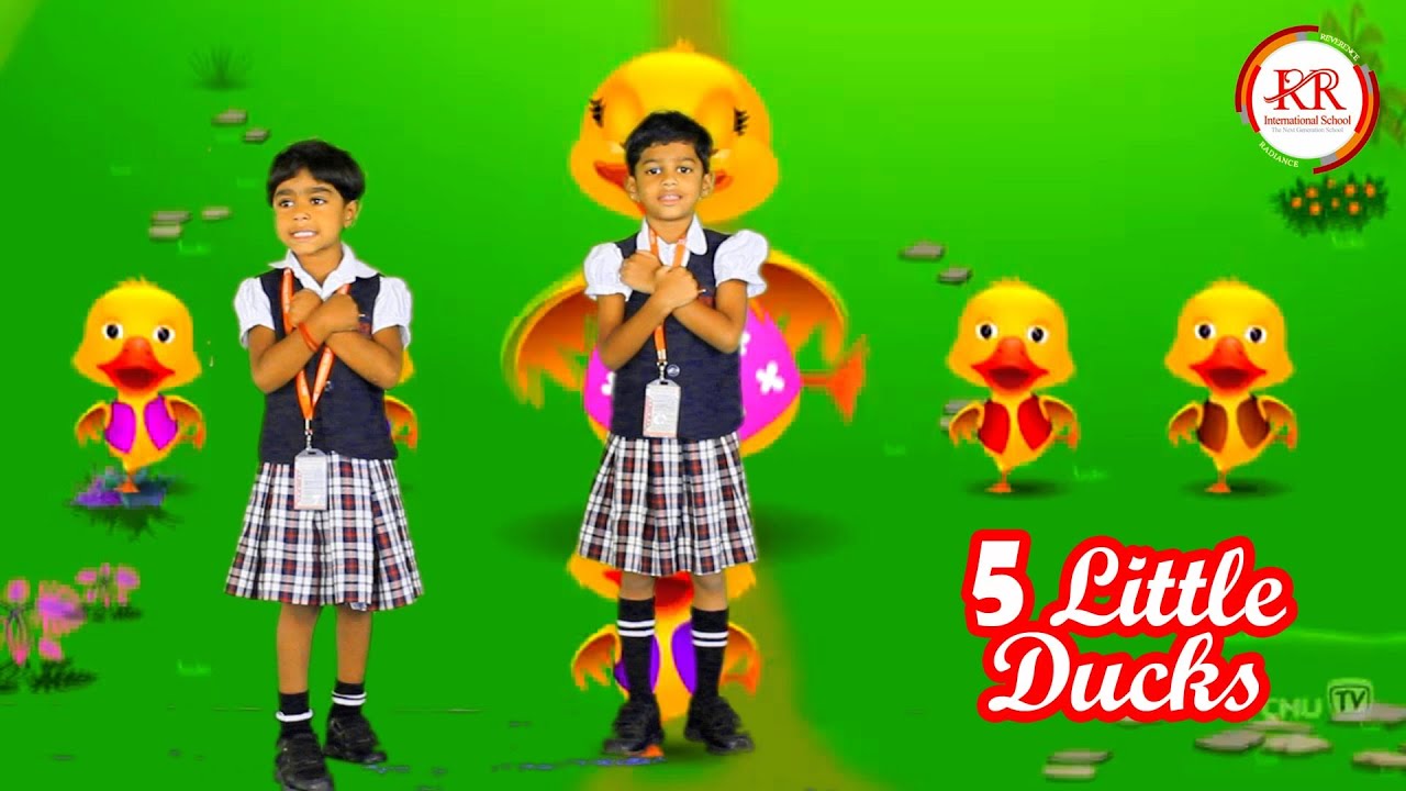 5 Little Ducks | RR International School CBSE | Kids Song - YouTube