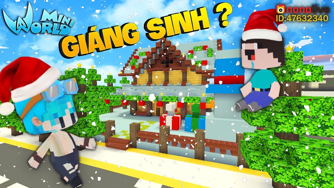 GUMBALL THỬ THÁCH XÂY NHÀ GIÁNG SINH ĐÓN GIÁNG SINH CÙNG NOOB*MINI ...