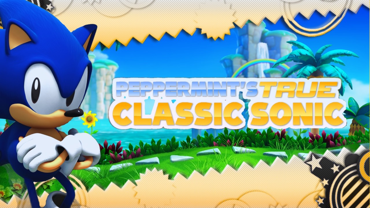 Sonic Superstars - Peppermint's True Classic Sonic Mod - YouTube