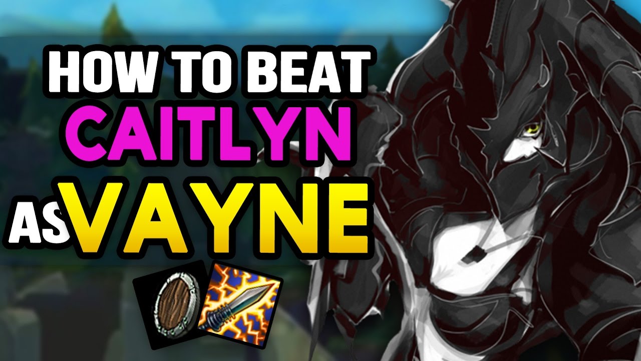 Doran's Shield+SHIV VAYNE - Way to BEAT CAITLYN? Vayne Gameplay (League ...