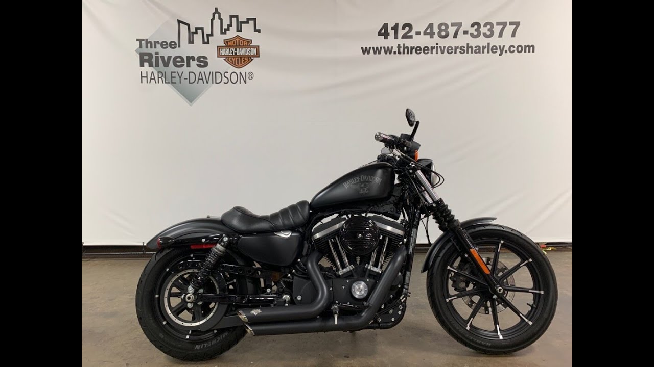 2016 Harley-Davidson Iron 883 Denim Black - YouTube
