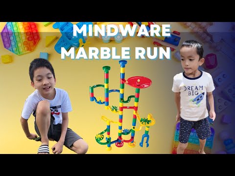 Target Mindware Marble Run Review with Raiden - Unbox, Play and Laugh Together - YouTube