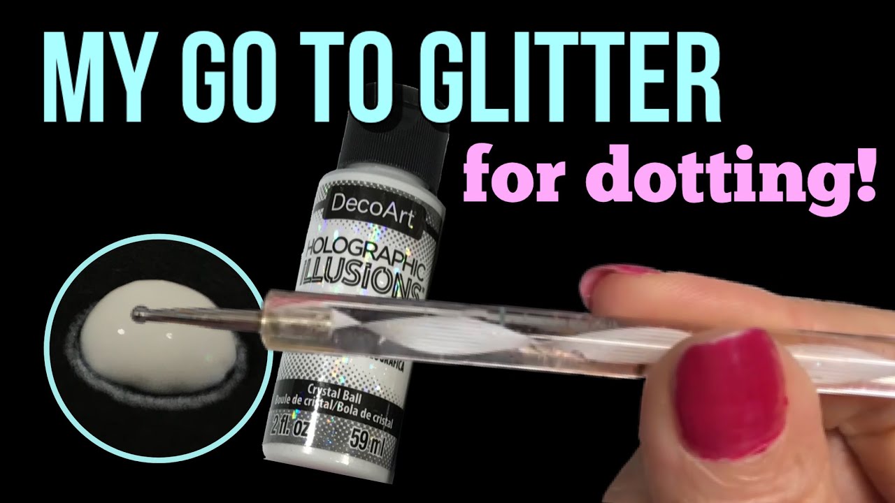 Best Glitter for dotting mandalas | DecoArt Holographic Illusions ...