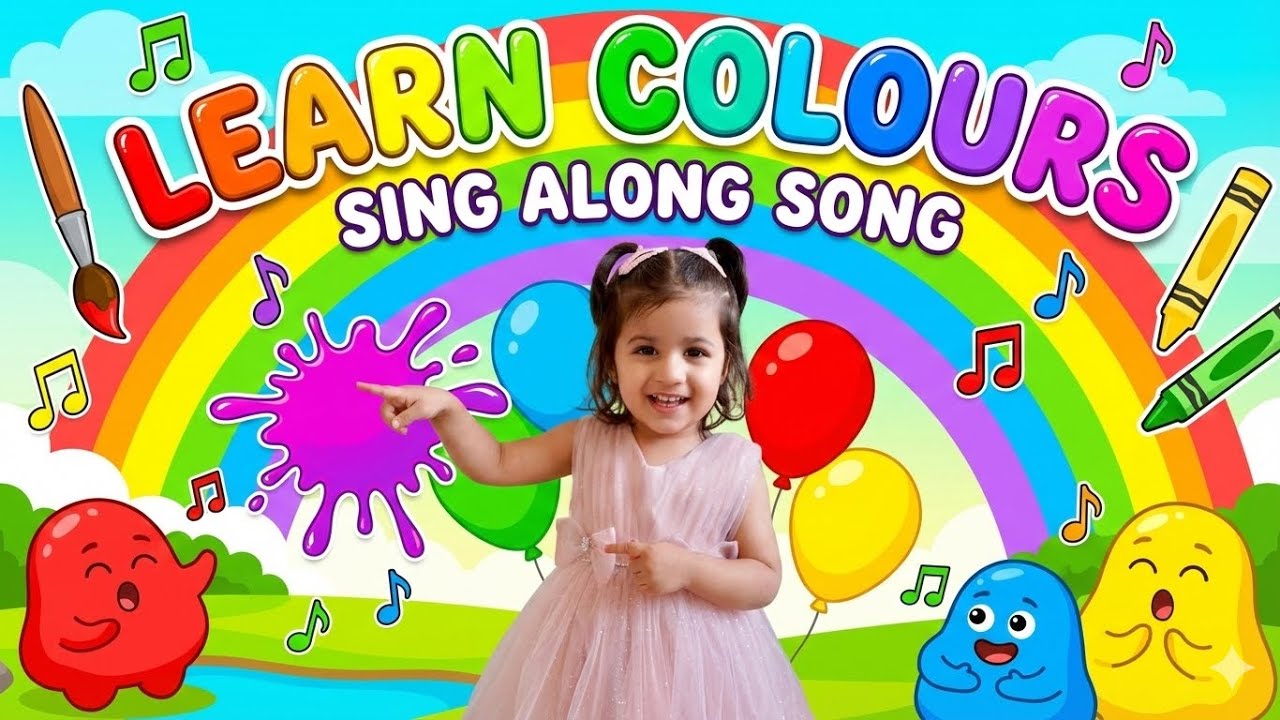 Colors Song | Nursery Rhymes & Kids Songs | Toddlers Sing Along - YouTube