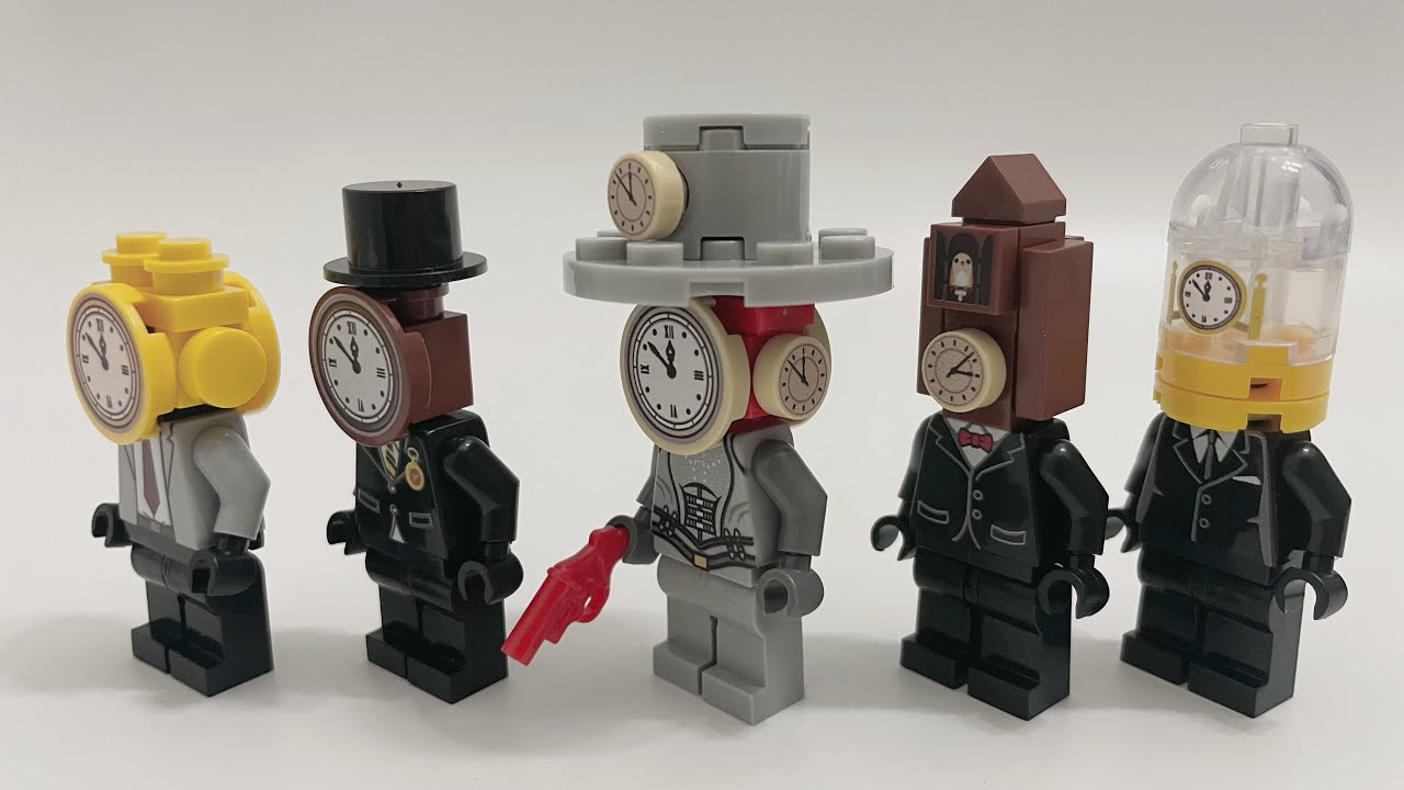 Skibidi Toilet Multiverse | Clock Man | Clock Woman | Unofficial LEGO ...
