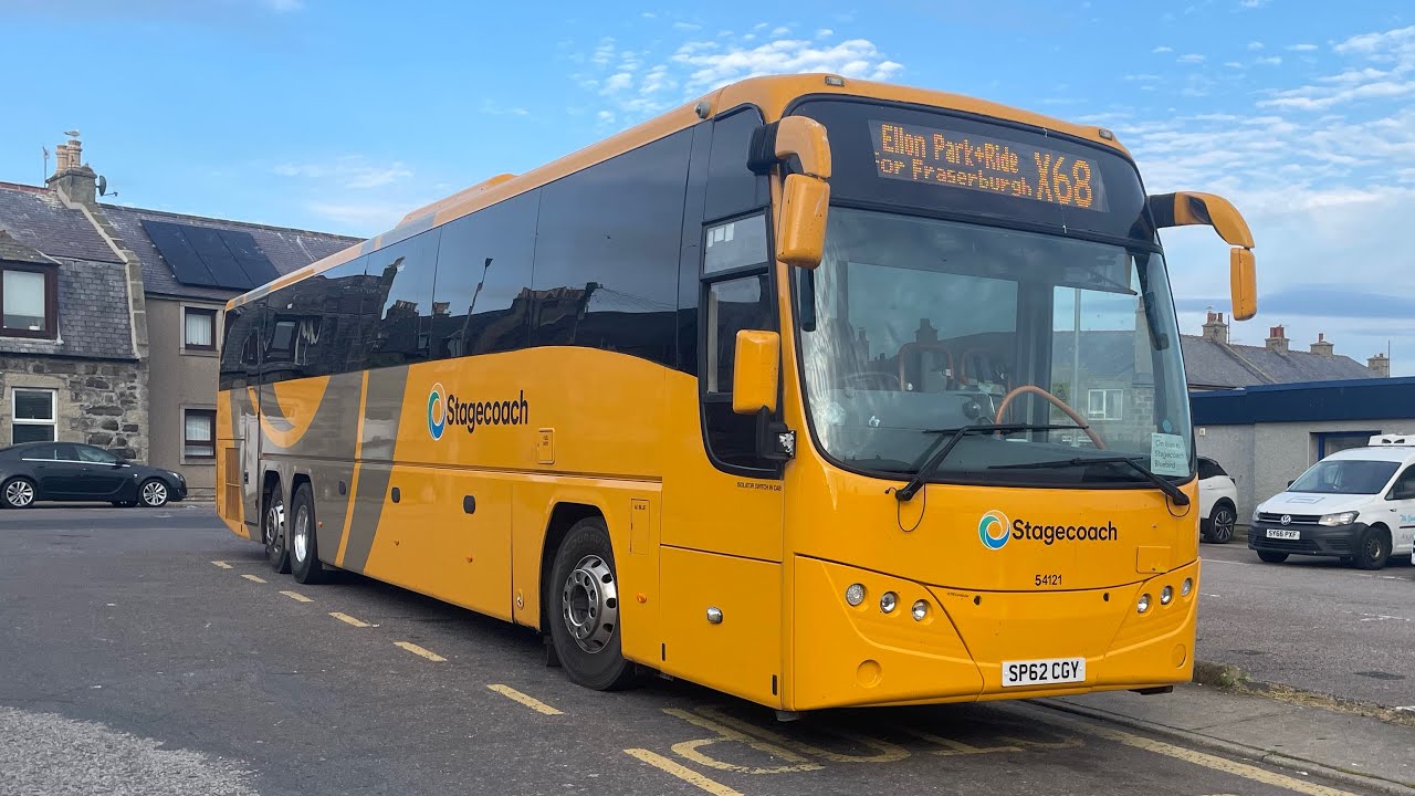 *On Loan to Stagecoach Bluebird* 54121, Volvo B13RT Plaxton Panther 2 ...
