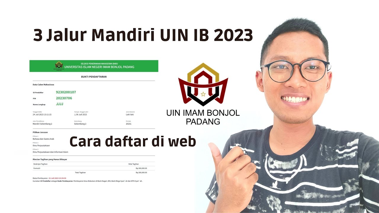 3 Jalur Mandiri UIN IB 2023 - YouTube