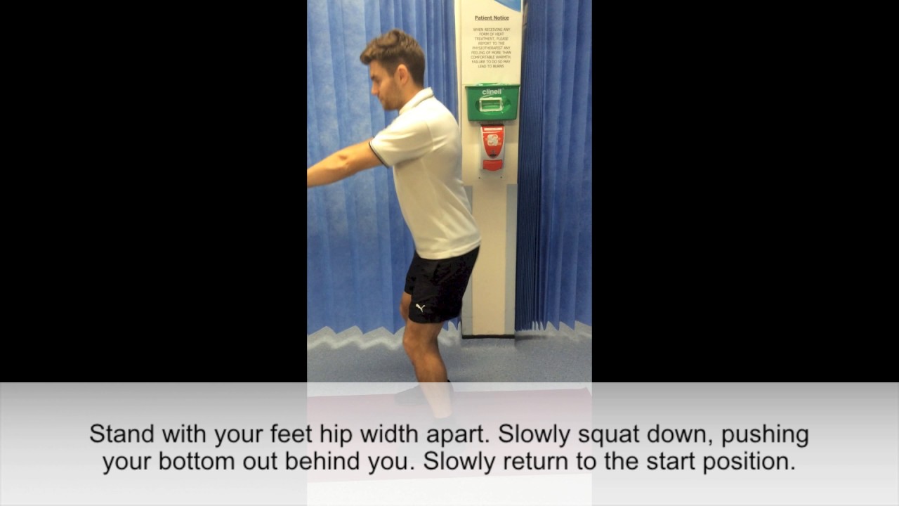 Physiotherapy: Squats - YouTube
