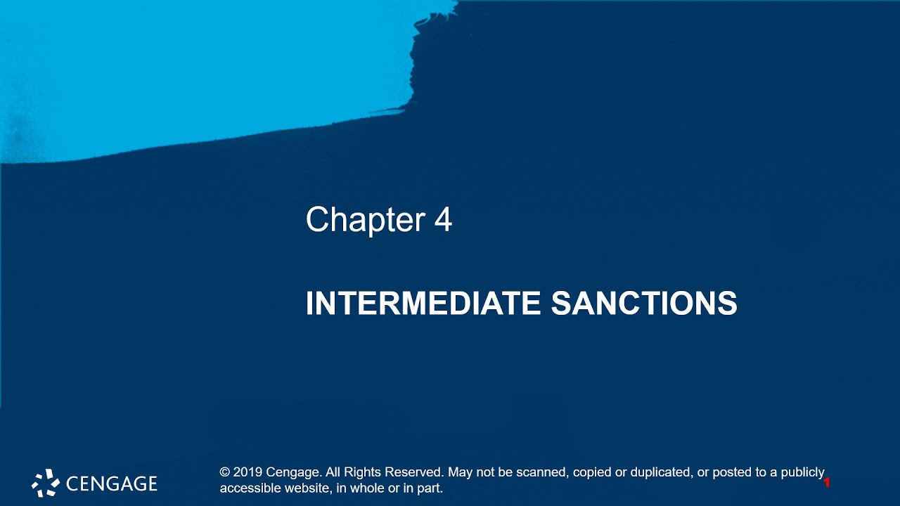 Chapter 04 LECTURE ON INTERMEDIATE SANCTIONS - YouTube