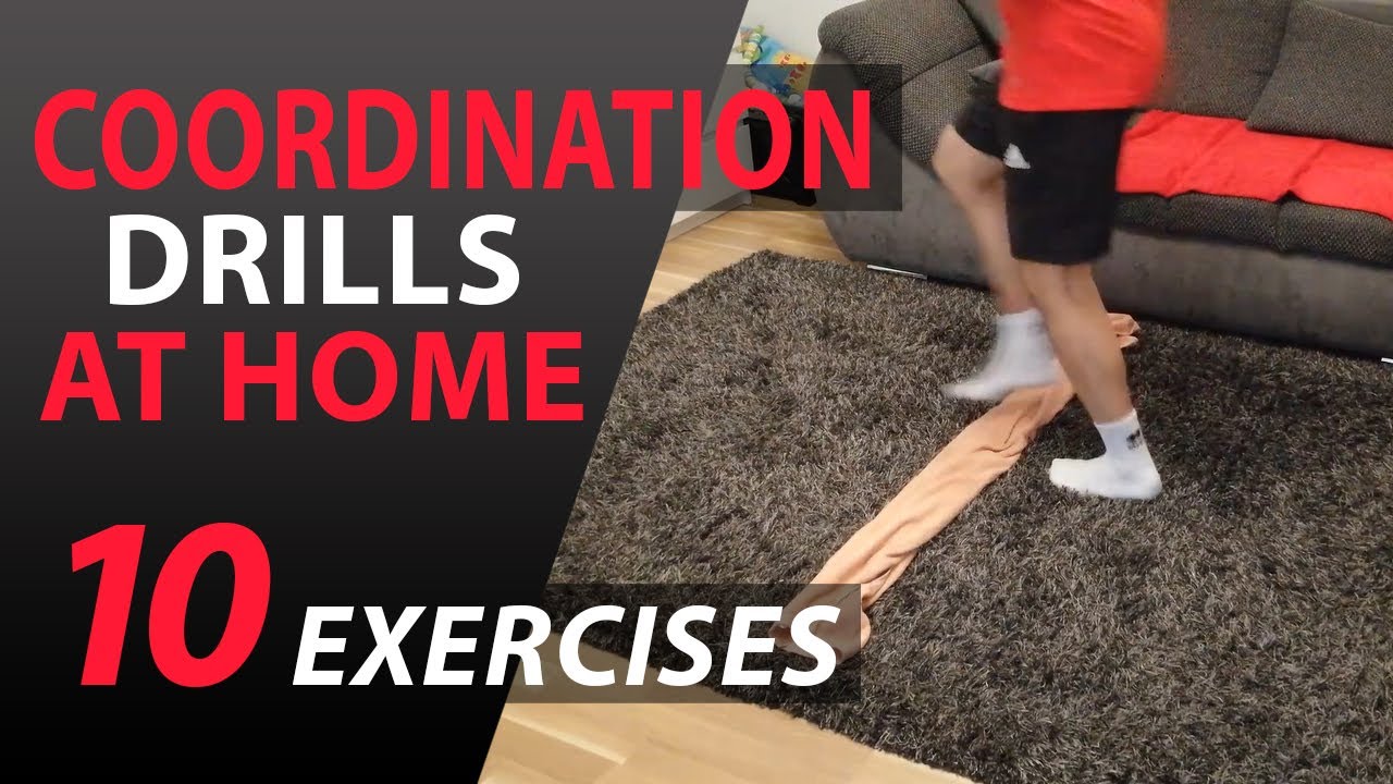 10 COORDINATION EXERCISES AT HOME | TRAIN AT HOME #6 - YouTube