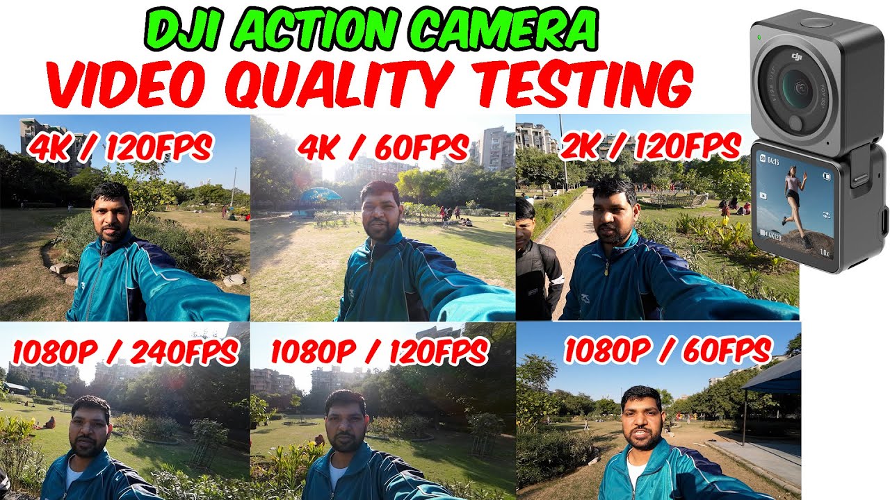 DJI Action 2 Camera Video Quality Testing | It can shoot 4K at 120fps ...