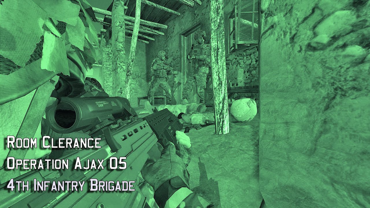Room Clearing - Operation Ajax 05 - 4th Infantry Brigade Arma 3 - YouTube