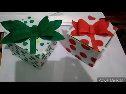Diy convert simple boxes into gift boxes or for own items - YouTube