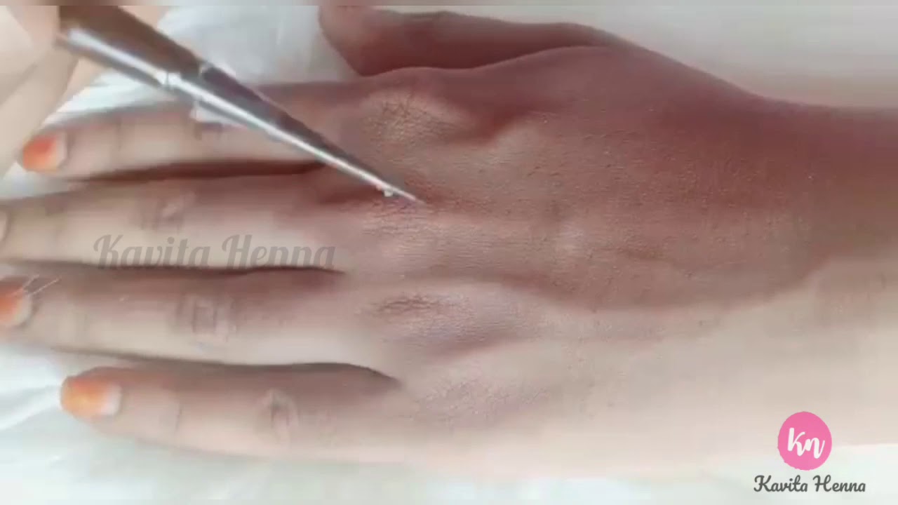 Natural Henna With Easy Design | Malaysia Inai | Inai Pengantin ...