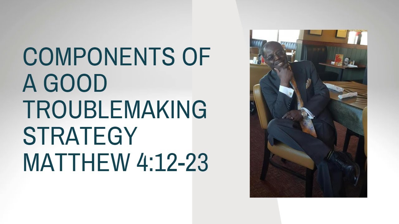 Components of a Good Troublemaking Strategy - YouTube