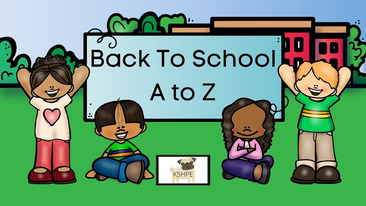 Back To School A to Z, Alphabet Review, Sight Word Reader, Virtual ...