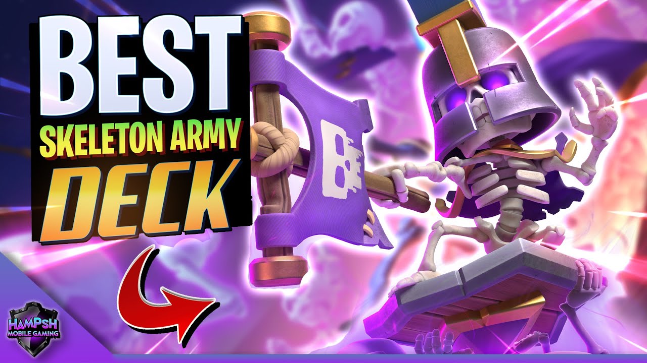 BEST SKELETON ARMY DECK in Clash Royale! 👑 Pushing to Ultimate Champion ...