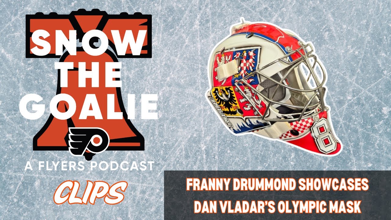 Franny Drummond Showcases Dan Vladar's Olympic Mask | Snow The Goalie ...