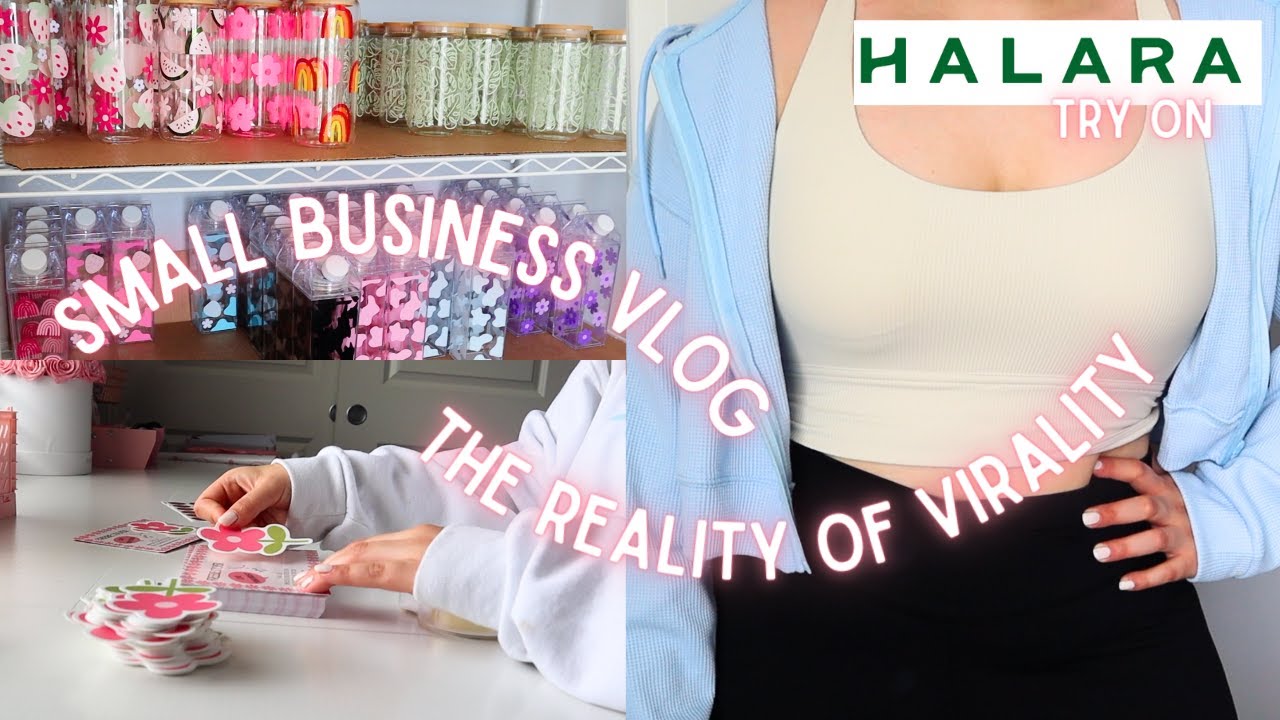 Small Business Vlog | The reality of growing on social media, new ...