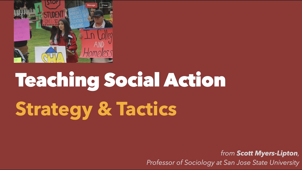How to Teach Social Action Strategy & Tactics - YouTube