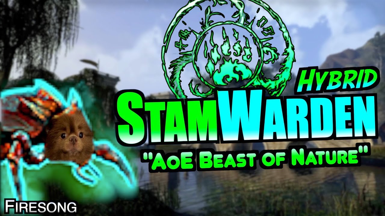 ESO PvP: Strong AoE StamWarden Open World Build Tutorial | "AoE Beast ...