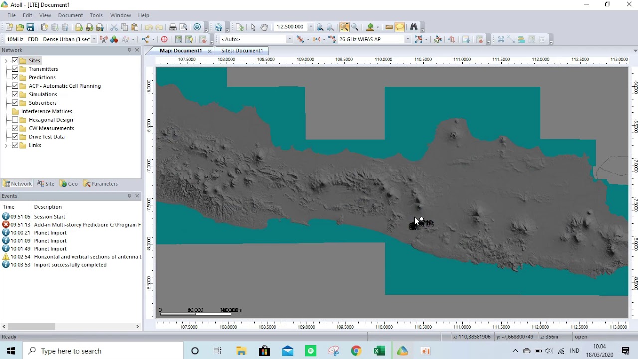 Tutorial Coverage Planning Area LTE dengan menggunakan Software Atoll ...